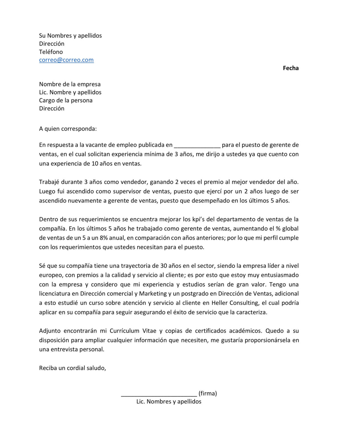 Carta de recomendación laboral: ejemplo y modelo para descargar 2025